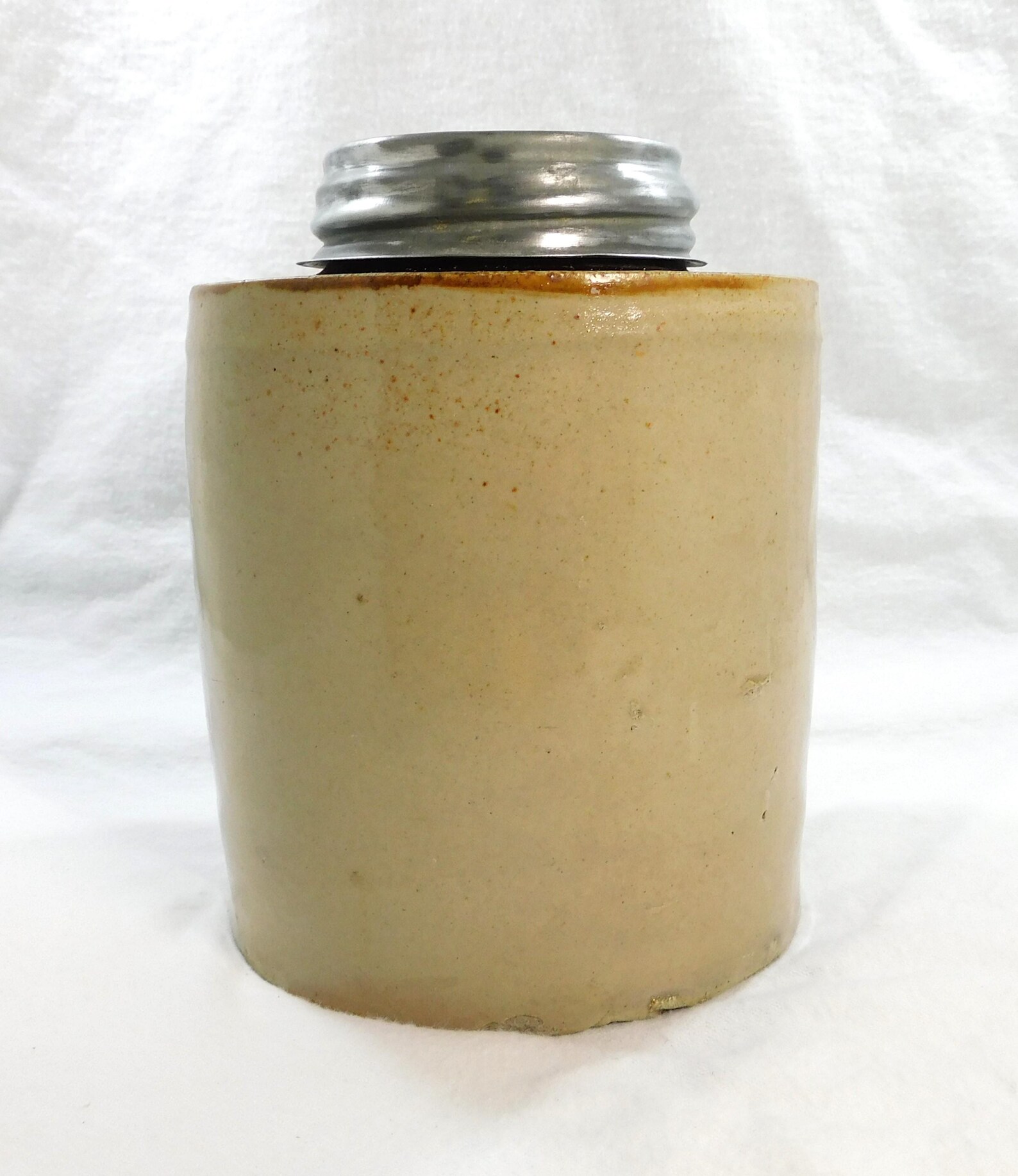 Antique Macomb Pottery Food Jar 1800's - Etsy