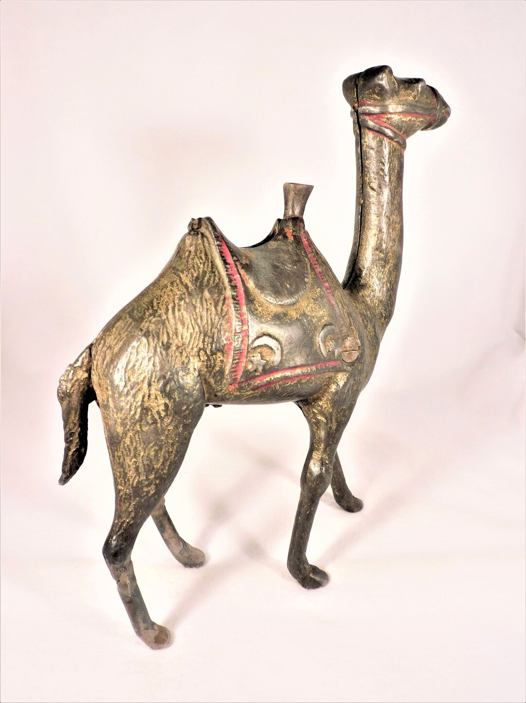 Vintage 1920's Cast Iron Camel Bank Original Paint - Etsy