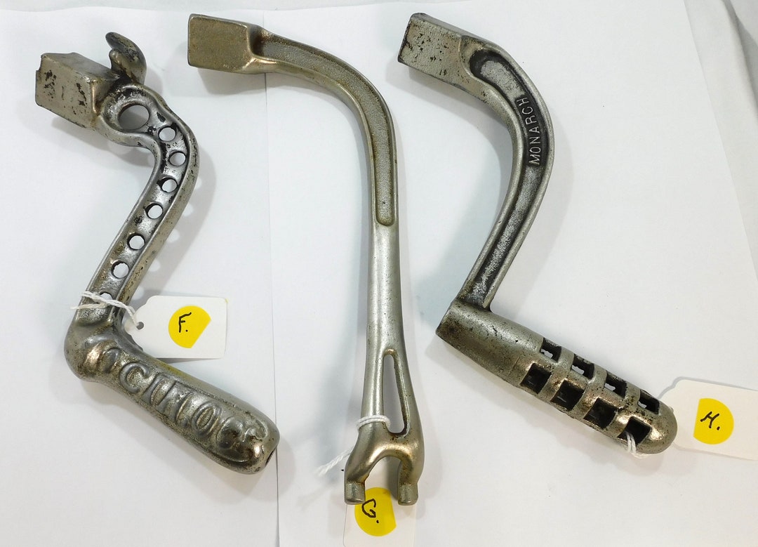 Antique Cast Iron Stove Crank Handles Plated - Etsy