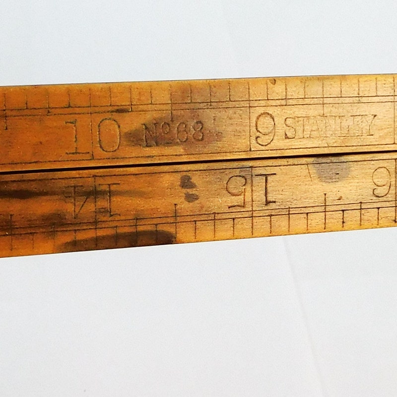 Folding Wood Ruler - Etsy