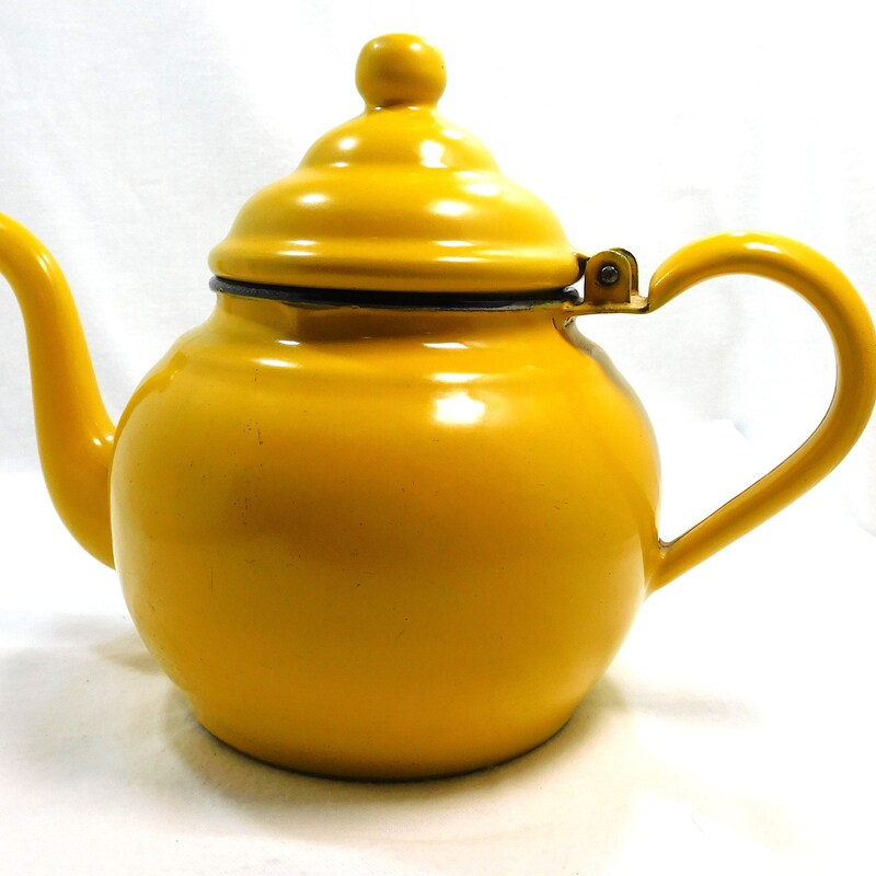 Yellow Teapot - Etsy