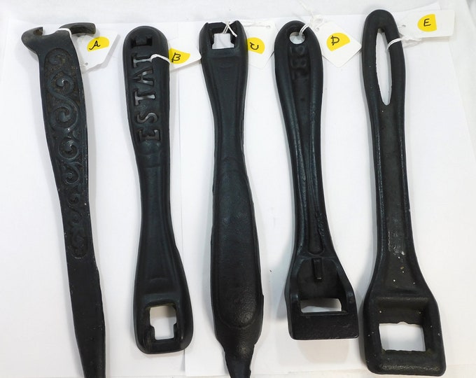 Antique Cast Iron Handle-lid Lifter-crank-pot Lifter-griddle Handle - Etsy