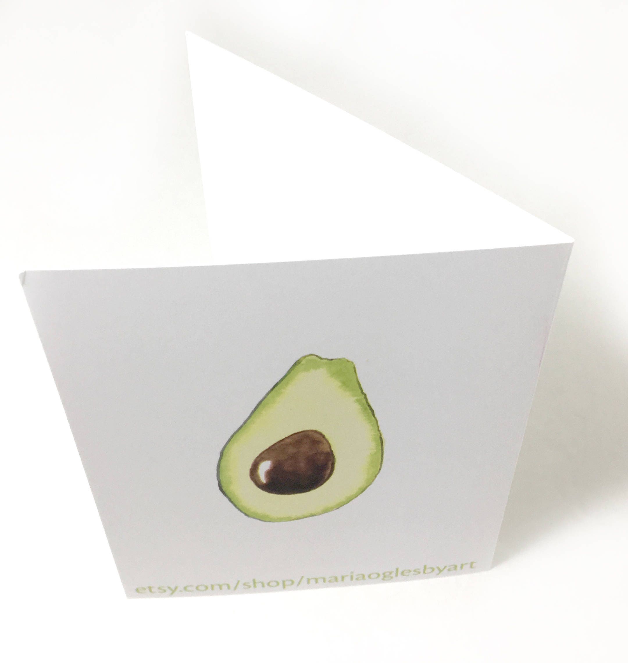 Avocado Note Cards Watercolor Avocado Cards With Envelopes - Etsy