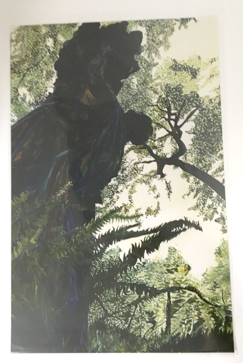 Peaceful Forest Nature Art Print Large Calming Wall Art - Etsy