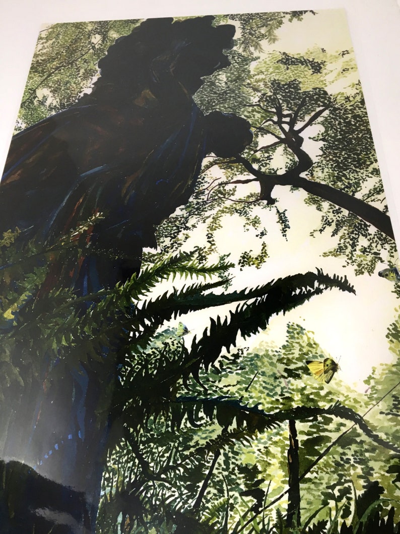 Peaceful Forest Nature Art Print Large Calming Wall Art - Etsy