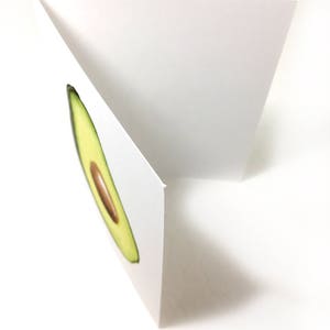 Avocado Note Cards, Watercolor Avocado Cards With Envelopes, Blank Note ...