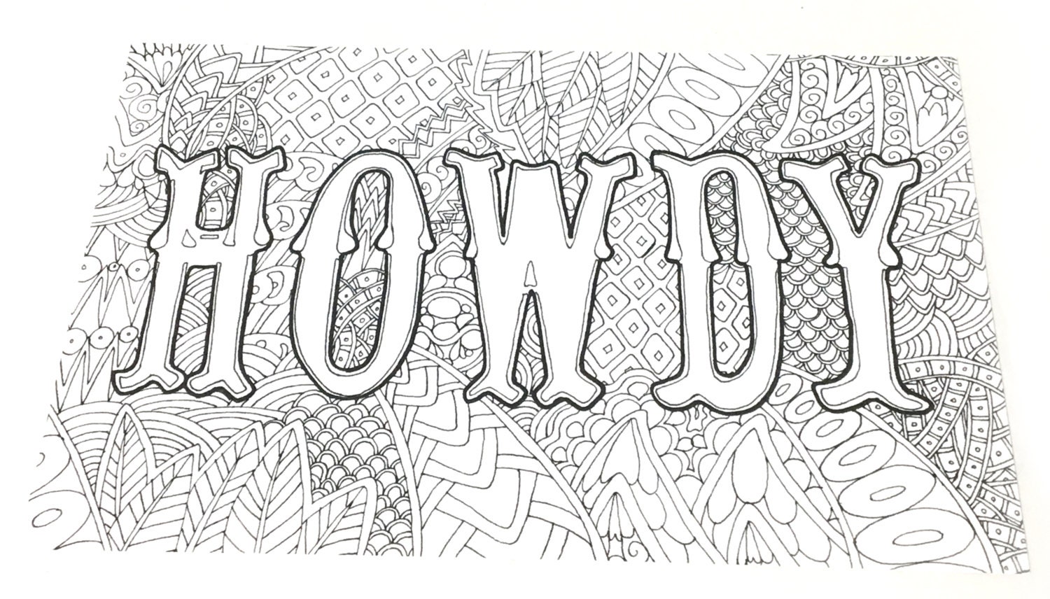 Adult Coloring Postcards Color in Greeting Cards Color in - Etsy