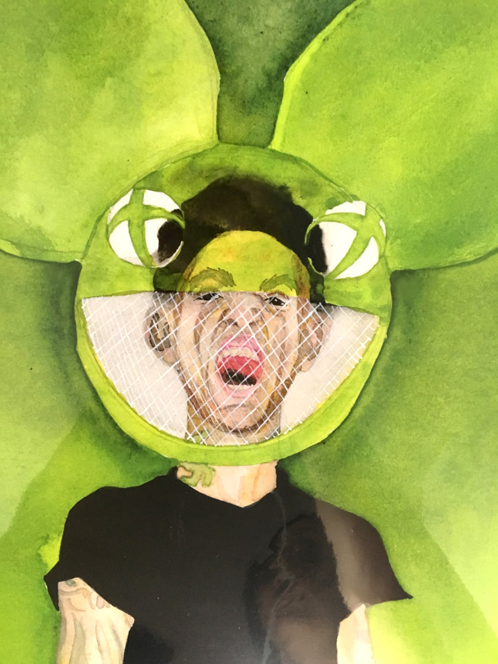 Deadmaus5 Watercolor Art Print Gift for DJ Dead Maus Wall - Etsy