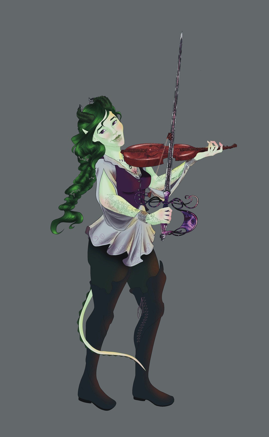 DIGITAL Character Art, D&D Character Art, Digital PC Character Art ...