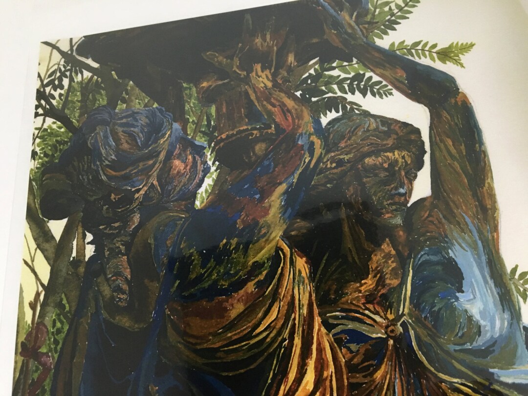 Peaceful Nature Art Print, Tranquil Wall Art, Large Art Print, Calming ...