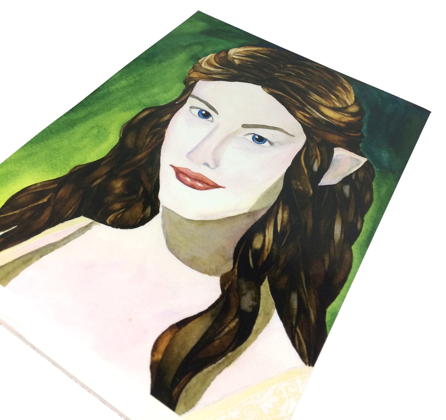 Arwin Lord of the Rings Watercolor and Ink Artist Print Liv - Etsy