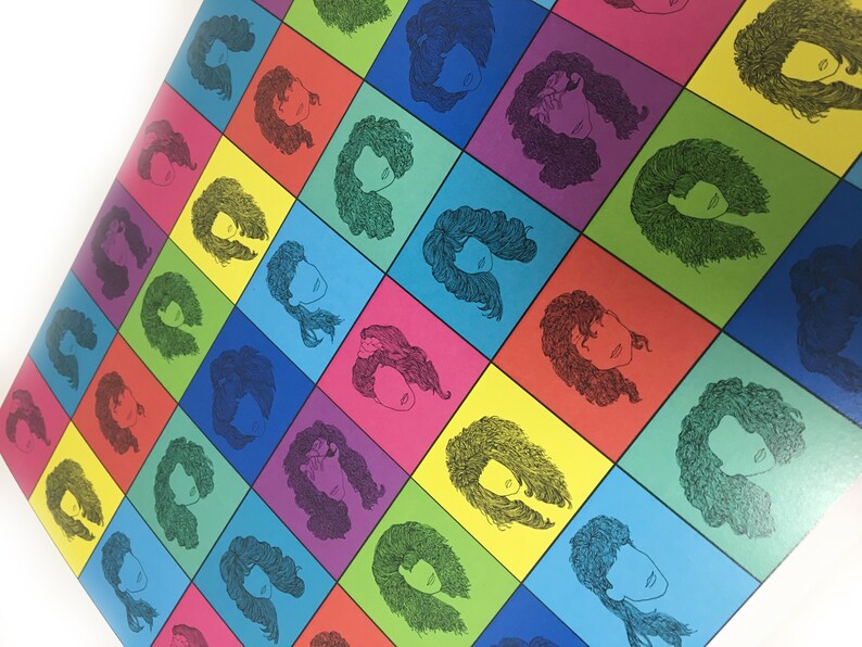 80s Retro Art Print 1980s Wall Art 80s Hairstyles Wall - Etsy