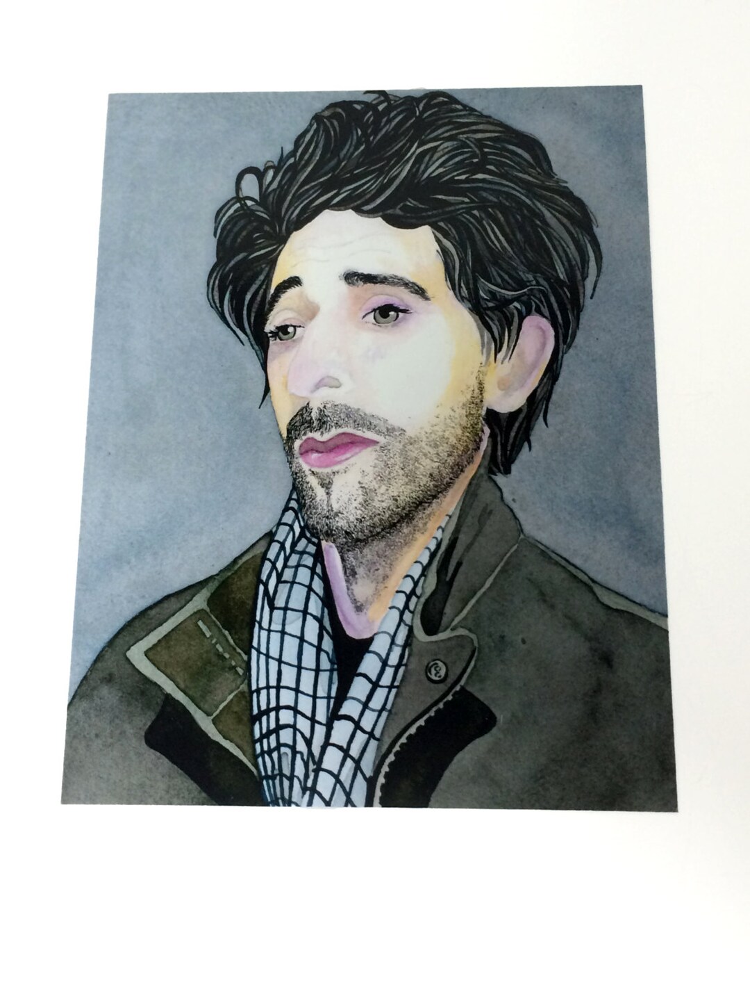 Adrien Brody Celebrity Fan Art Print Gift for Film Buff - Etsy