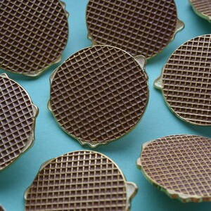 Dutch Syrup Waffle Enamel Pin - Etsy
