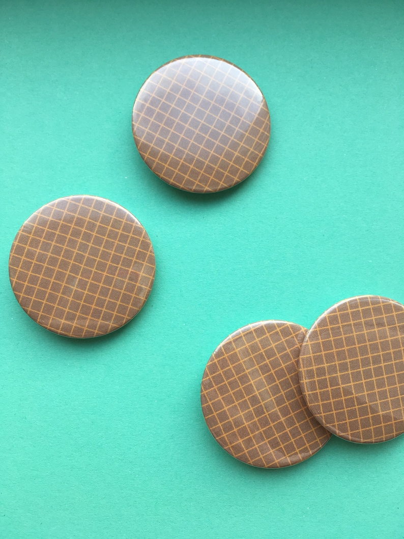Stroopwafel Button - Dutch Syrup Waffle Pin Badge - Etsy