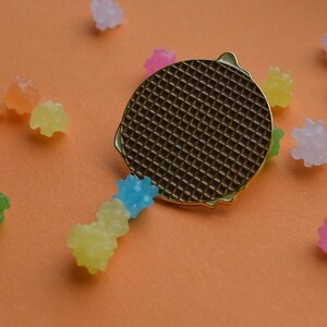 Dutch Syrup Waffle Enamel Pin - Etsy