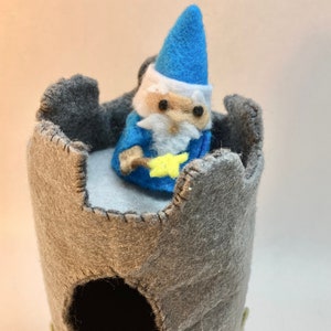 Wizard Tower Soft Toy Felt Play Set With Figure - Etsy