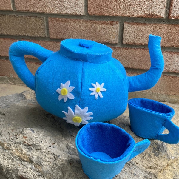 Felt Tea Set - Etsy