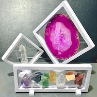 3D Gem and Crystal Rectangular Suspension Display Cases - Etsy