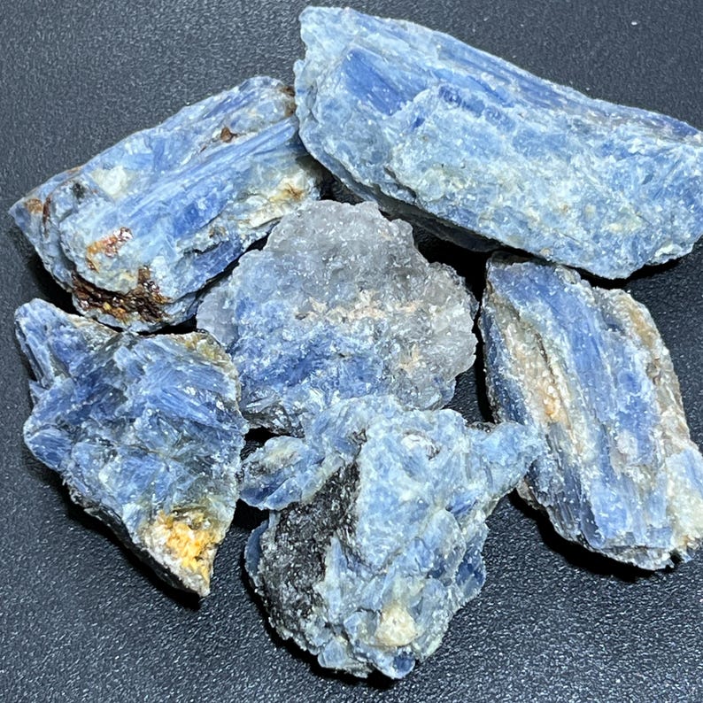 Blue Kyanite Crystals Rough Raw Stones (by the Piece or Pound ...