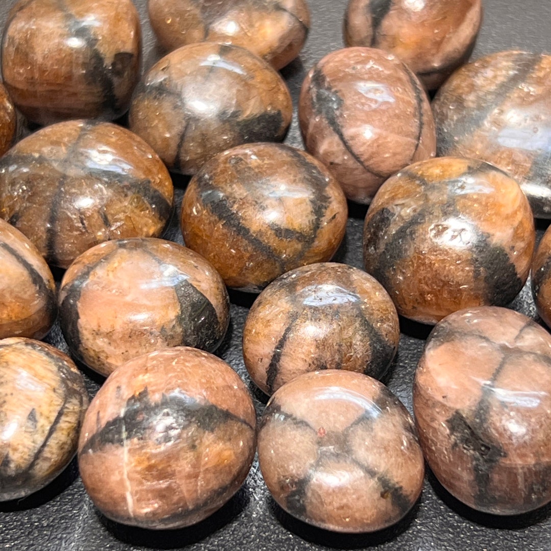 Extra Quality Premium Chiastolite Tumbled Stones (by the Piece or Pound ...