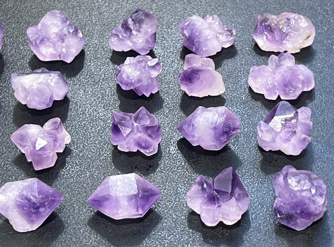 Amethyst Mini Crystal Clusters (1 Kilo)( 2.2 Lbs) Bulk Wholesale Lot Raw Natural Gemstones ...