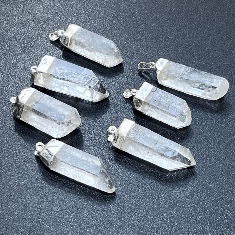 Quartz Crystal Necklace - Etsy