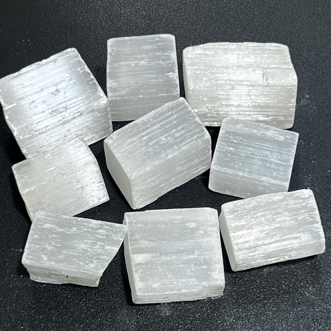 Selenite Crystal Rough Raw Stones (by the Piece or Pound) Wholesale ...