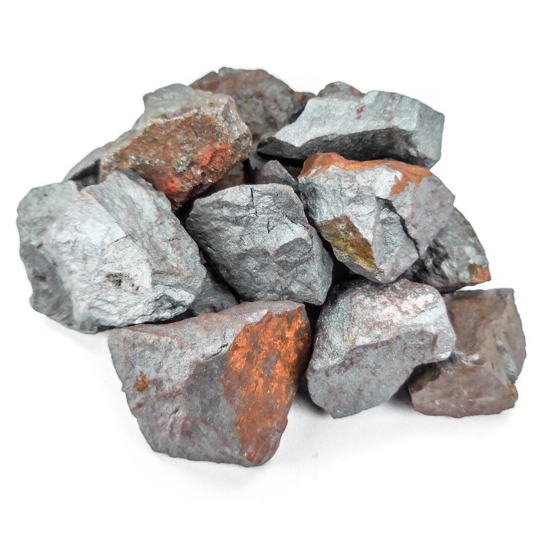 Rough Raw Hematite Stone 3 Pcs Crystal Natural Iron Stone Specularite Gemstones Healing Crystals ...