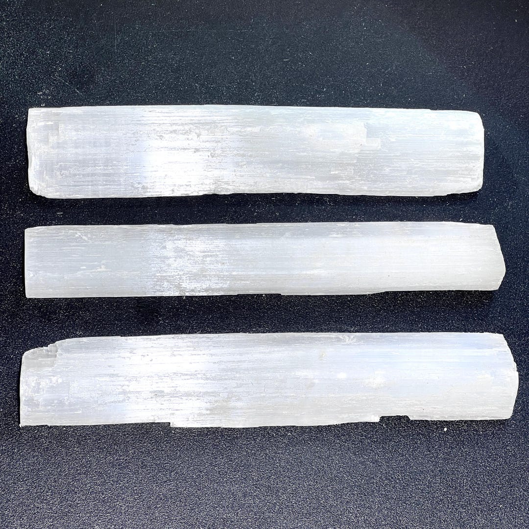 Large Rough Raw Selenite Crystal Sticks Wholesale Gemstone Decor Supply ...