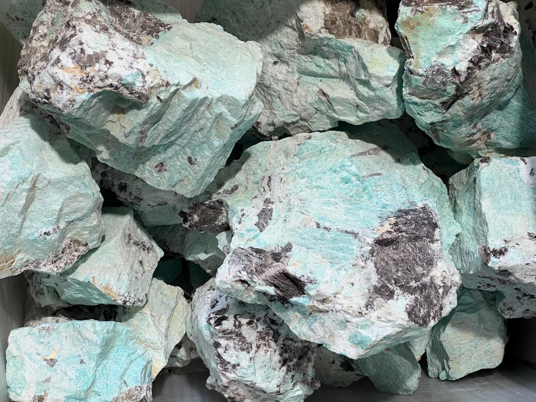 Extra Quality Amazonite Boulders (4-10 Inches) Large Rough Raw Crystal ...