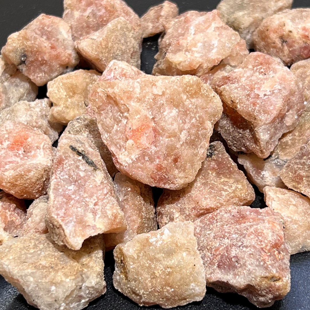 Sunstone Heliolite Rough Crystal (1 Kilo)( 2.2 Lbs) Bulk Wholesale Lot ...