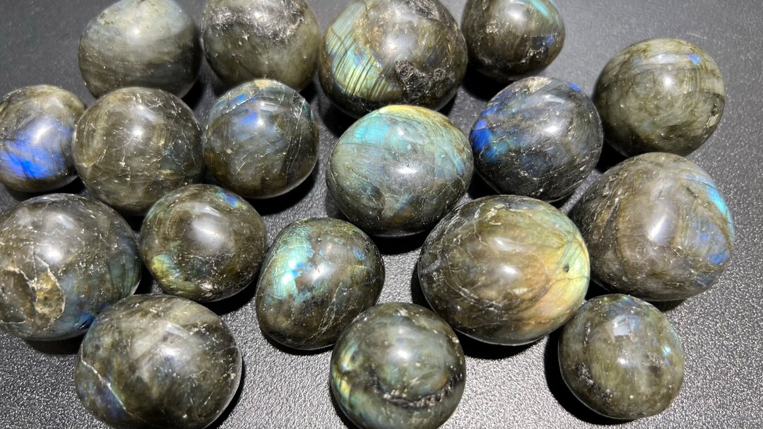 Tumbled Labradorite 1/2 Lb 8 Oz Bulk Wholesale Lot Half Pound Polished ...
