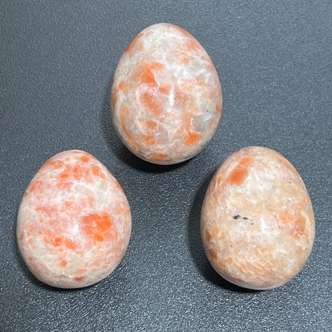Sunstone Crystal Egg Polished Carving Wholesale Gemstone Decor Supply Healing Crystals - Etsy