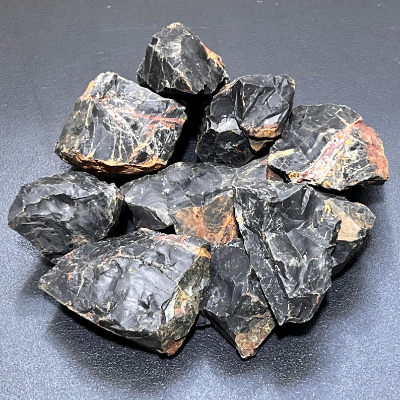 Large Black Onyx Rough Raw Stones (by the Piece or Pound) Wholesale ...