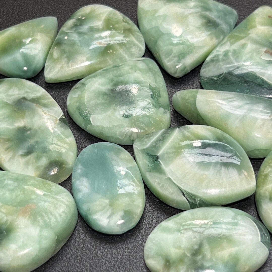 Hemimorphite (electric Calamine) Cabochons Wholesale Gemstone Jewelry ...