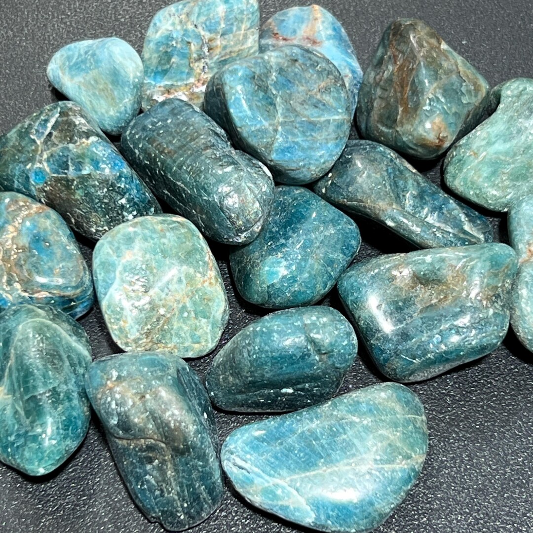 Apatite Mixed Quality Tumbled by the Piece or Pound Gemstone Decor ...