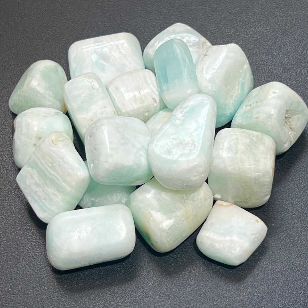 Caribbean Calcite Tumbled 1 LB One Pound Bulk Wholesale Lot Polished ...