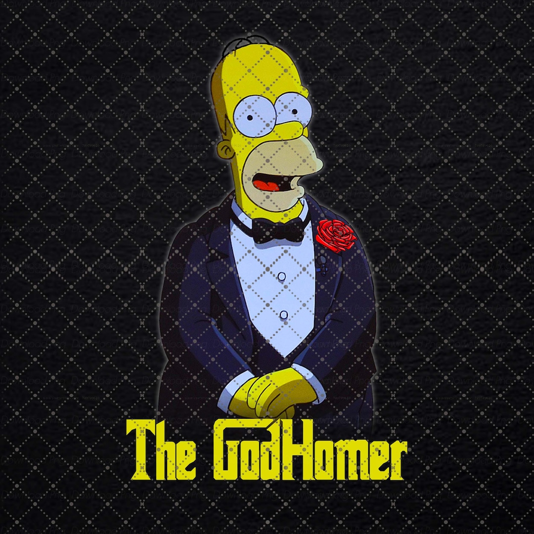 The Godhomer Hommer Simpson, the Godfather the Simpson Father Day PNG ...