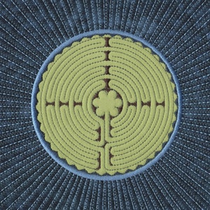 Labyrinth Machine Applique Design - Etsy