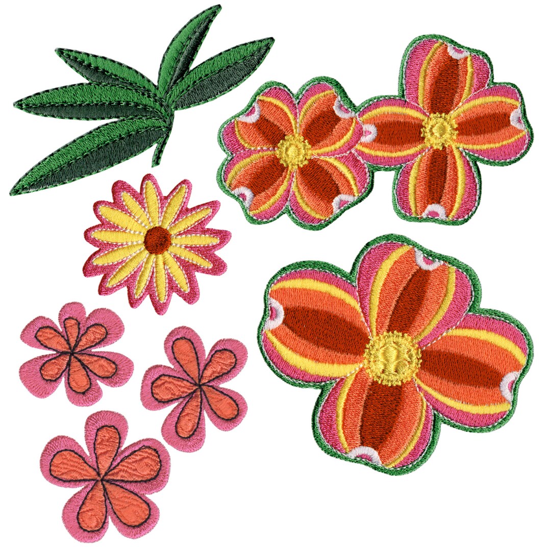 Great Life Flower Grouping 1 Embroidery Designs for Weddings & Special ...