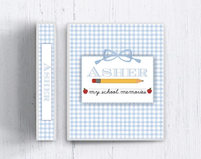 School Memory Book Printable School Scrapbook Pages Customizable School ...