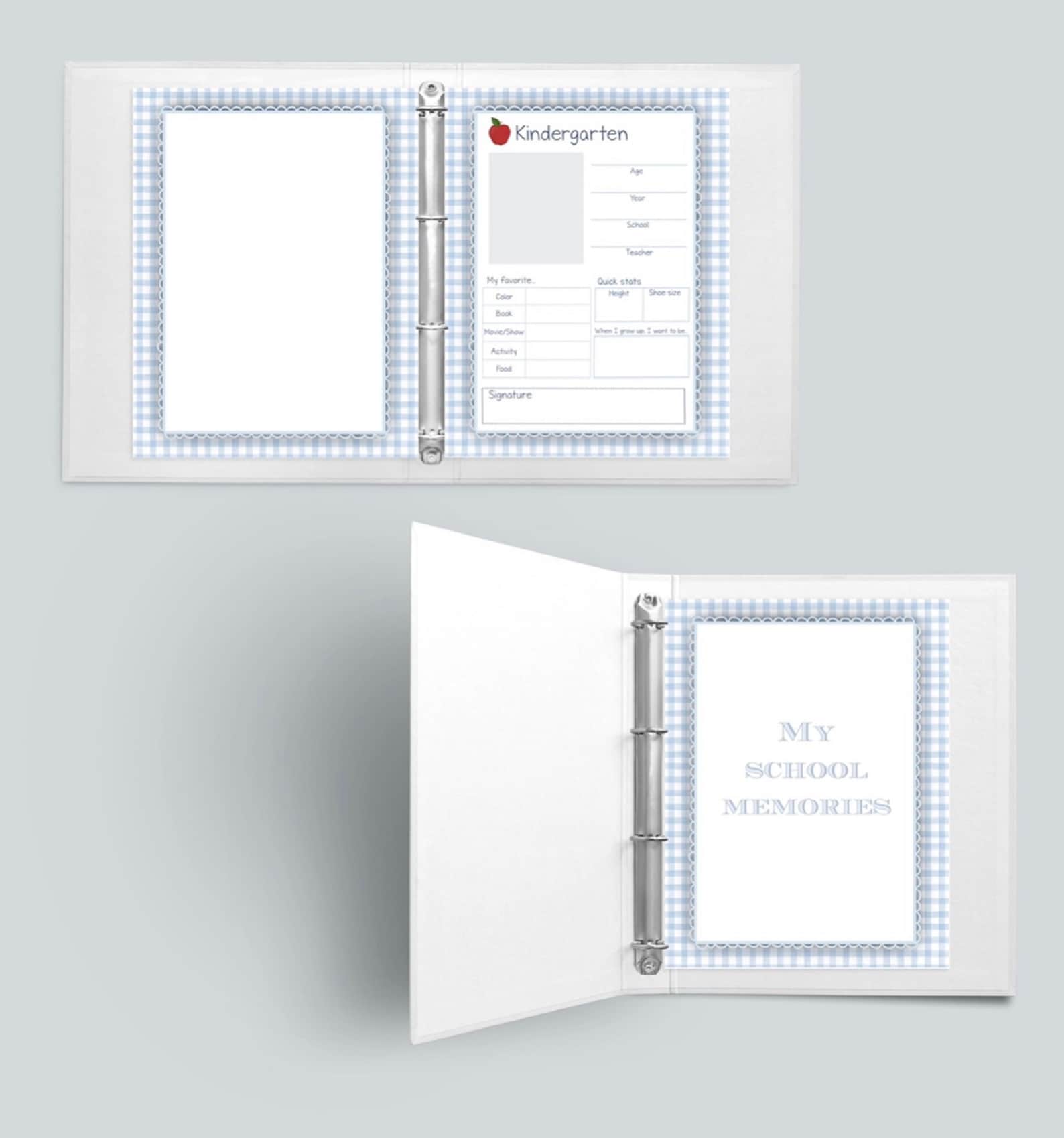 School Memory Book Printable School Scrapbook Pages - Etsy