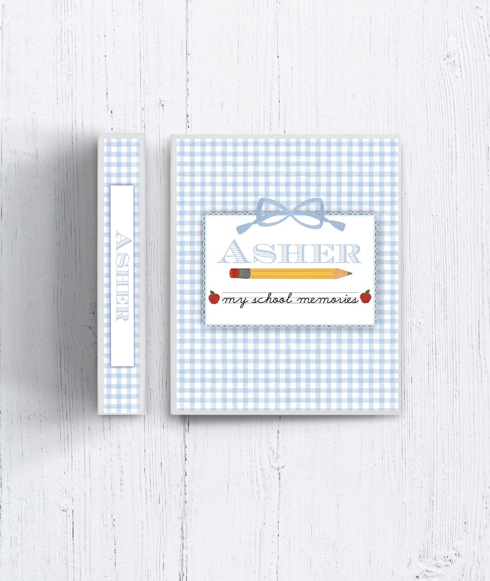 School Memory Book | Printable School Scrapbook Pages | Customizable ...