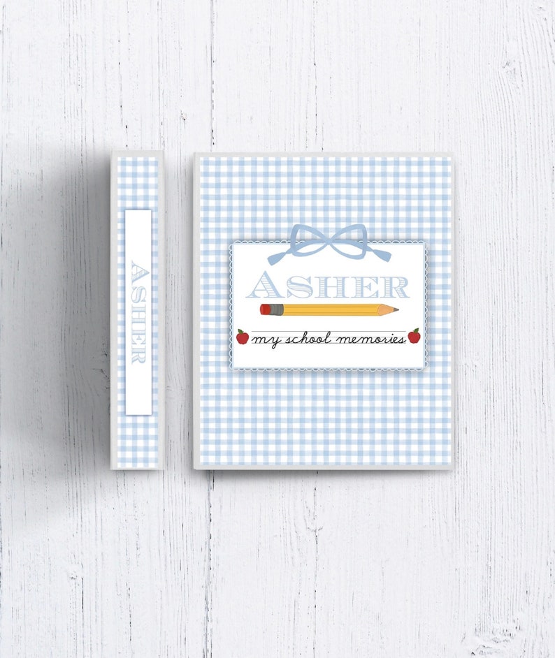 School Memory Book Printable School Scrapbook Pages - Etsy