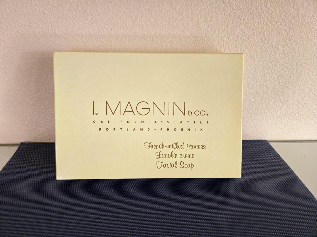 Vintage 1960s I. Magnin & Co. Facial Soap Box, Box Only, French Milled ...
