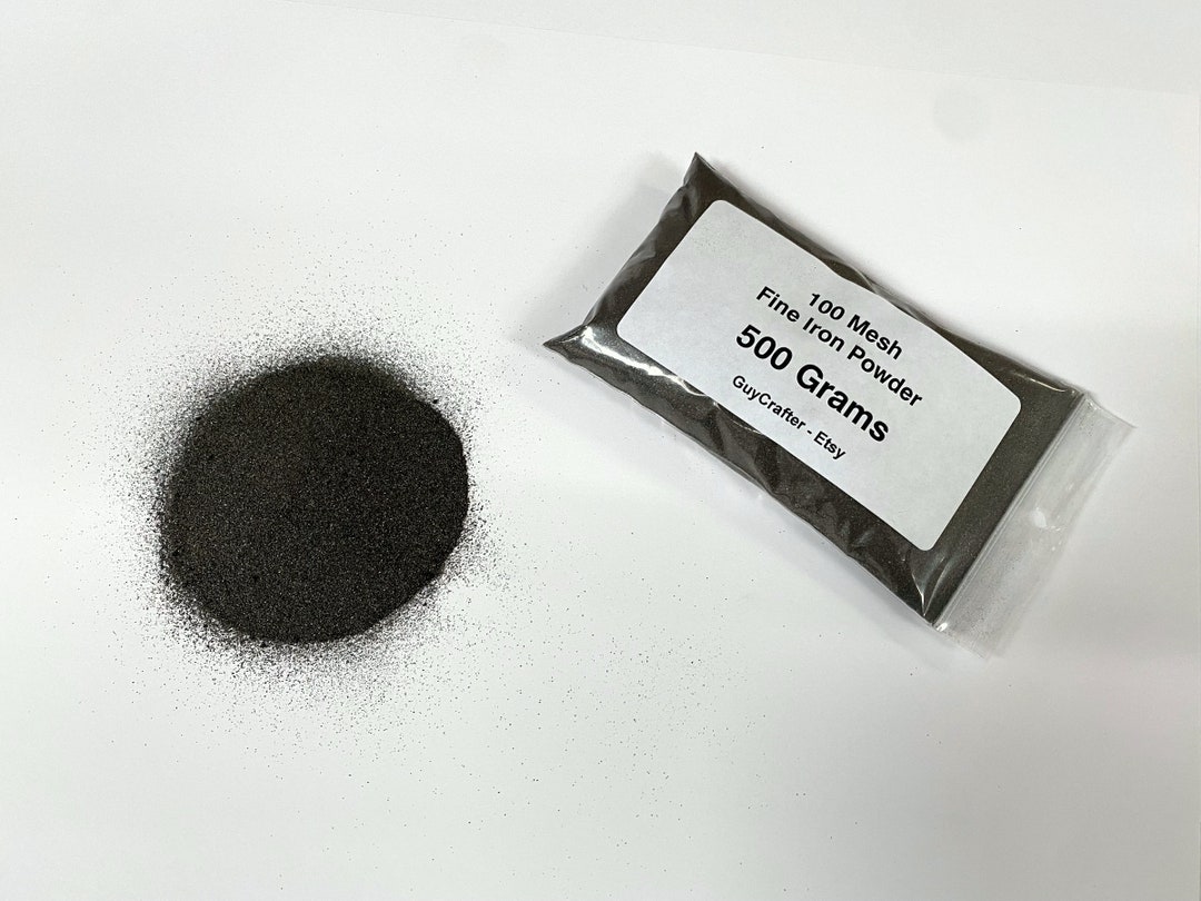 Iron Powder 100 Mesh Magnetic - 500 Grams - Etsy