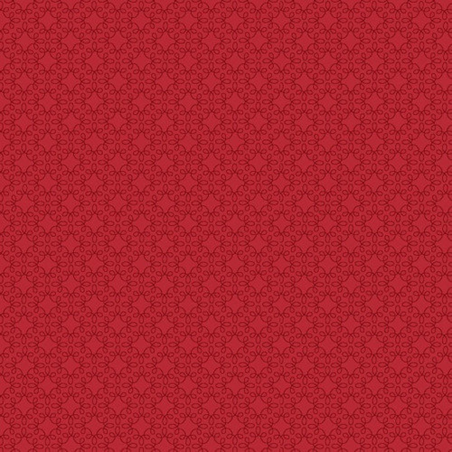 Crimson Red Accent Cotton Fabric by the Yard Modern Melody Basics Henry ...