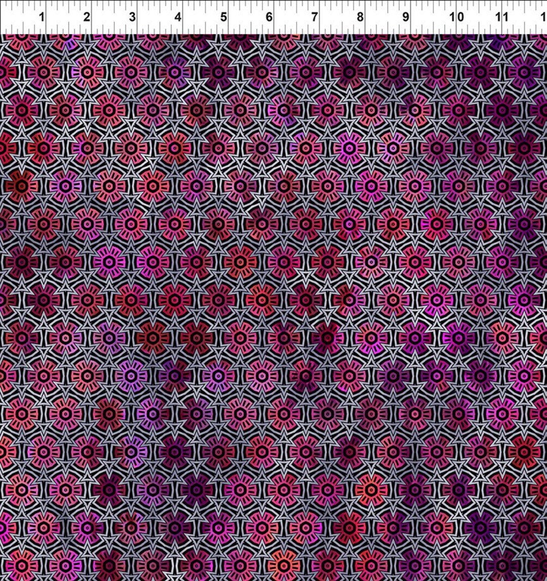 Magenta Core Cotton Fabric by the Yard - Sci-fi Collection - in the ...