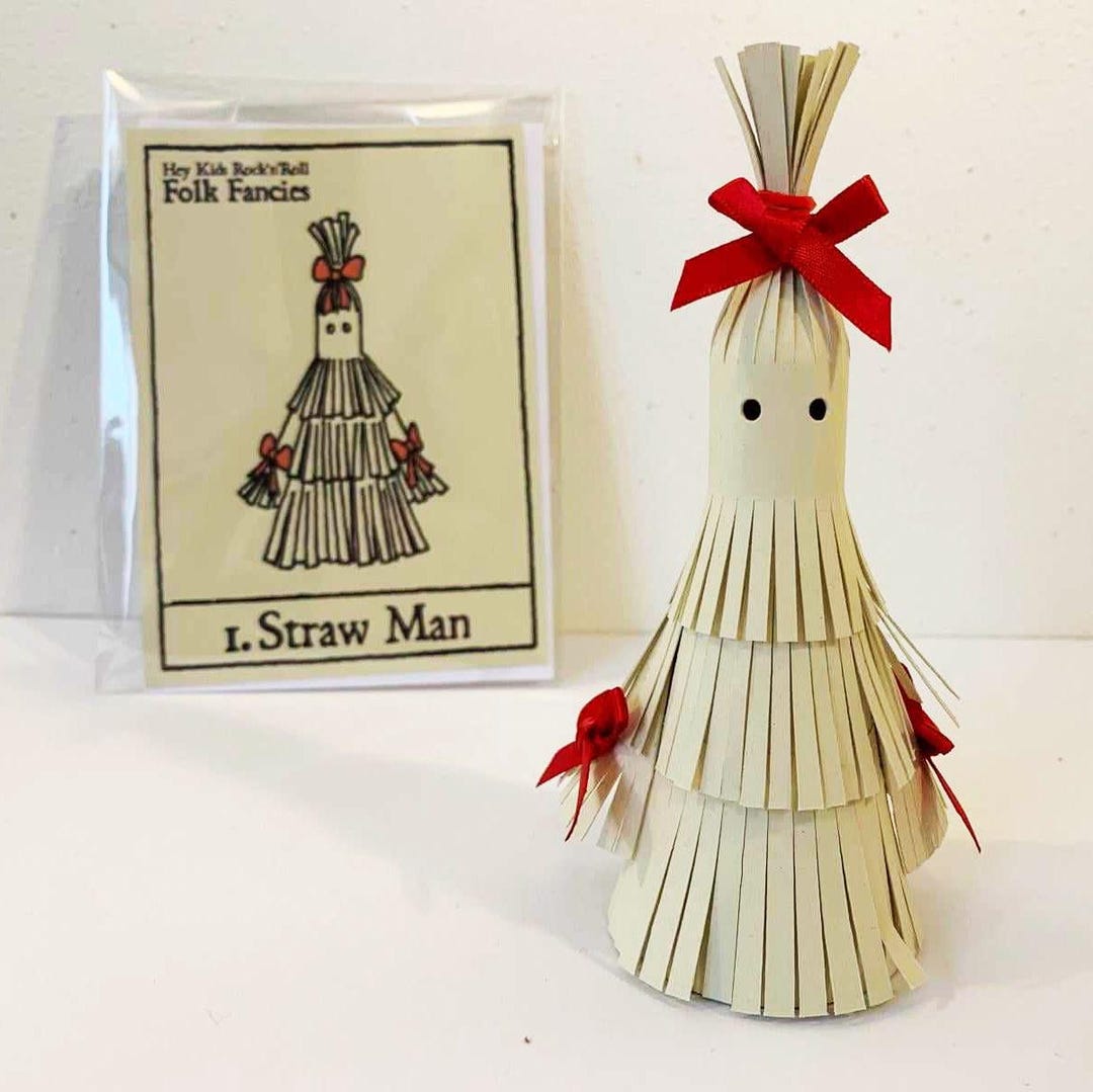 Straw Man Folk Fancy - Papercraft D.I.Y Model Kit (strohmann, Folk ...